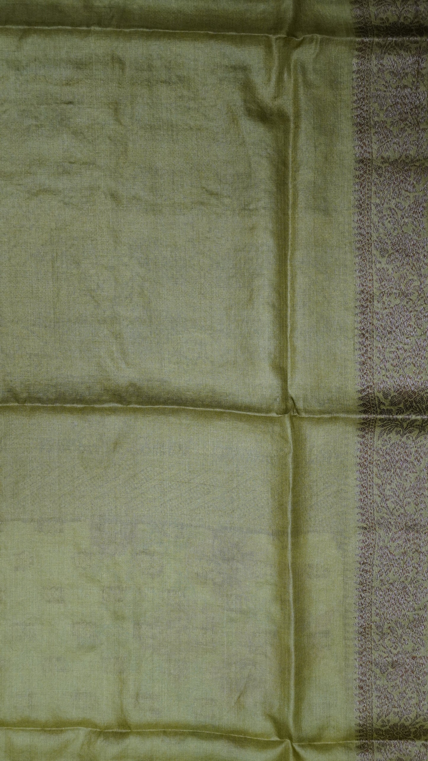 Pure Tussar Saree - Tree Butta-Light Green – Charvi Boutique