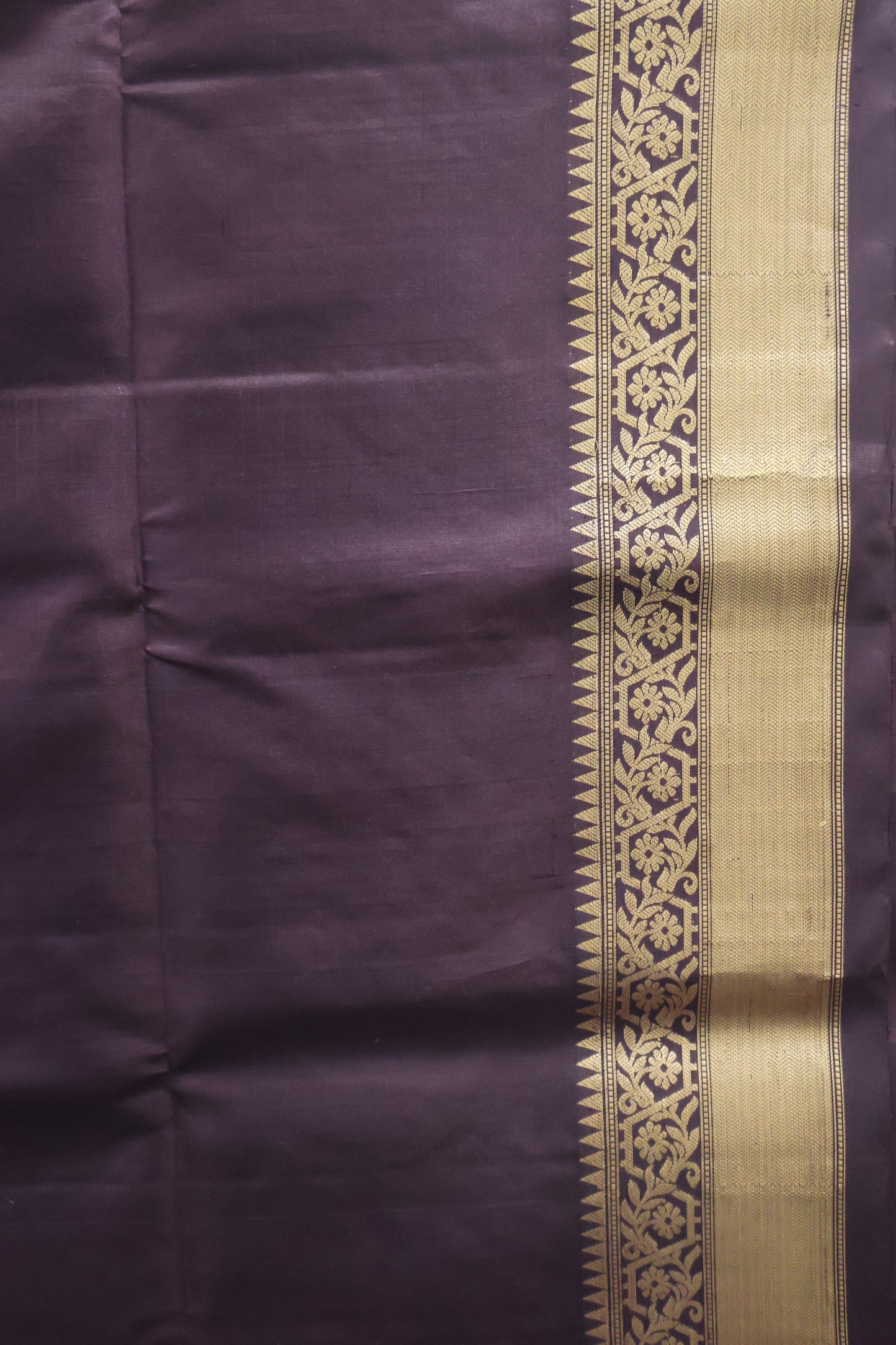 Pure Soft Silk Saree - Visiri Buta Honey-Brown – Charvi Boutique